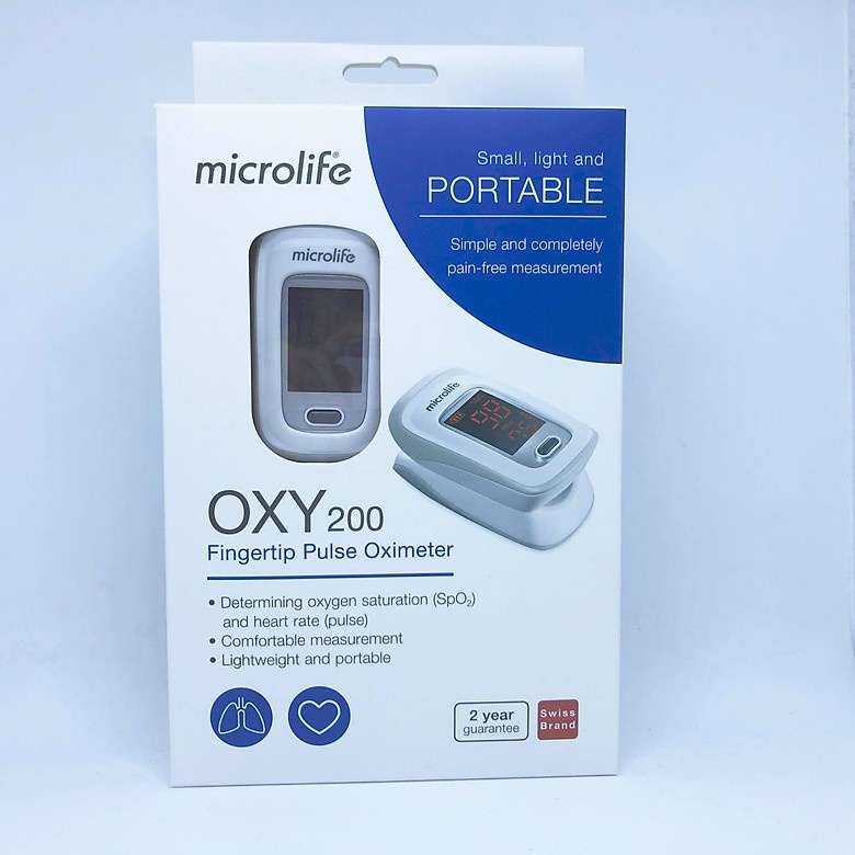 Jual Pulse Oximeter Microlife OXY 200/Alat Ukur Kadar Oksigen Microlife OXY 200 | Shopee Indonesia