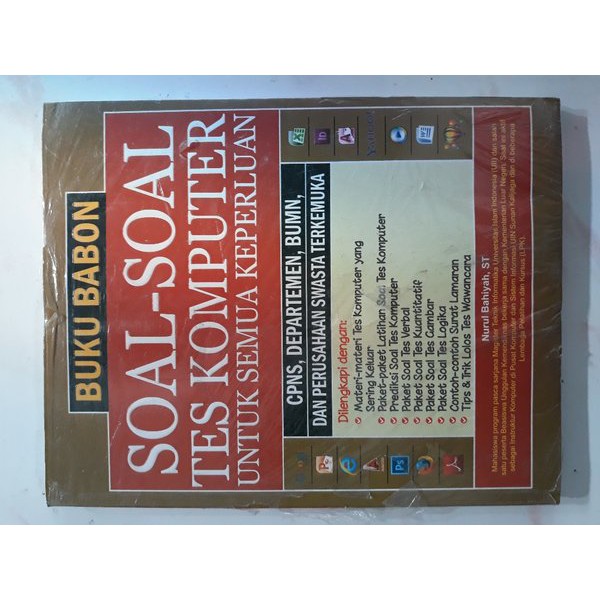 Jual Buku soal soal tes komputer untuk segala keperluan -D1 | Shopee ...