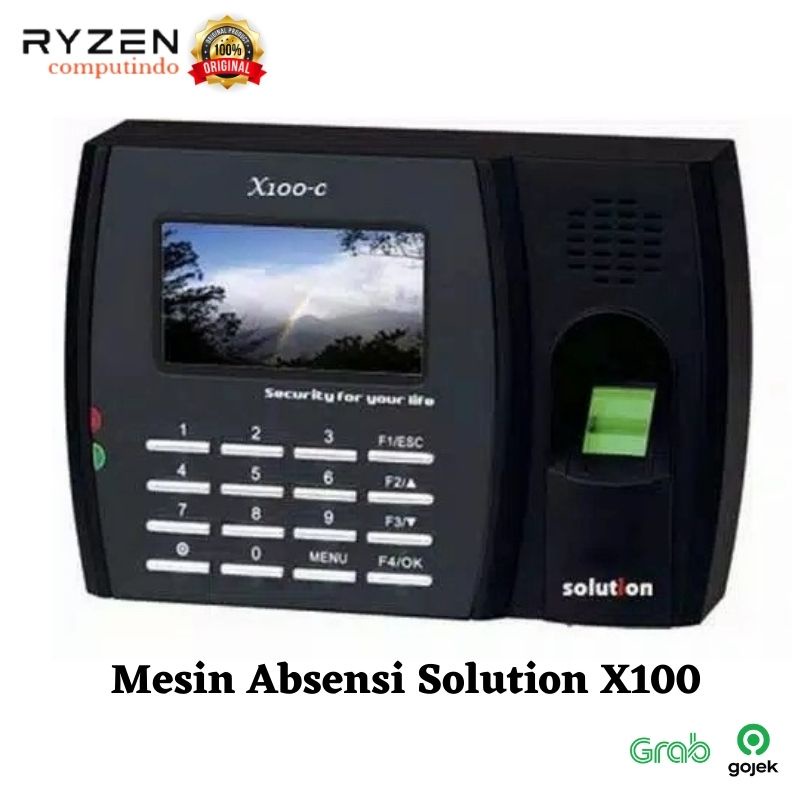 Jual Mesin Absensi Solution X100-C Fingerprint | Shopee Indonesia