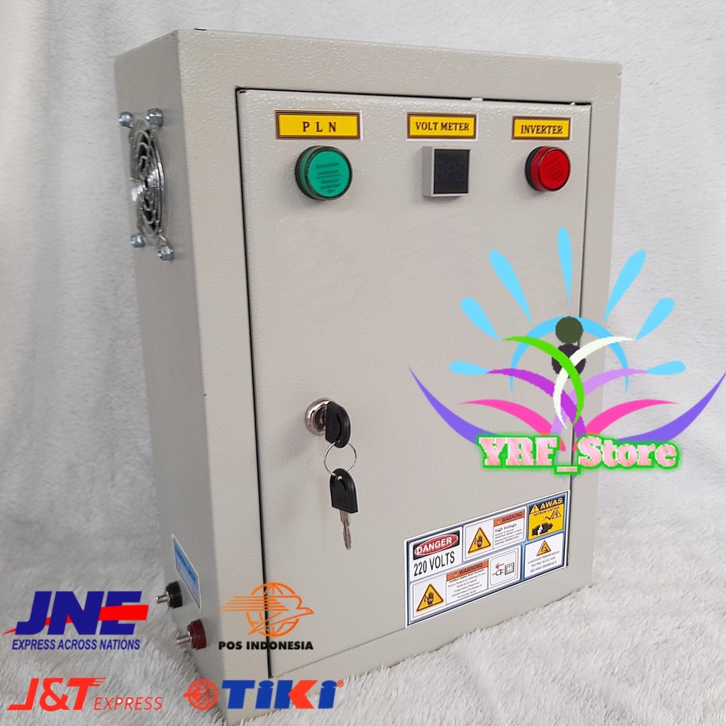 Jual Panel ATS Inverter 1500 Watt Smart Charger 20 A Mode Emergency Otomatis Paket Ekonomis Siap ...