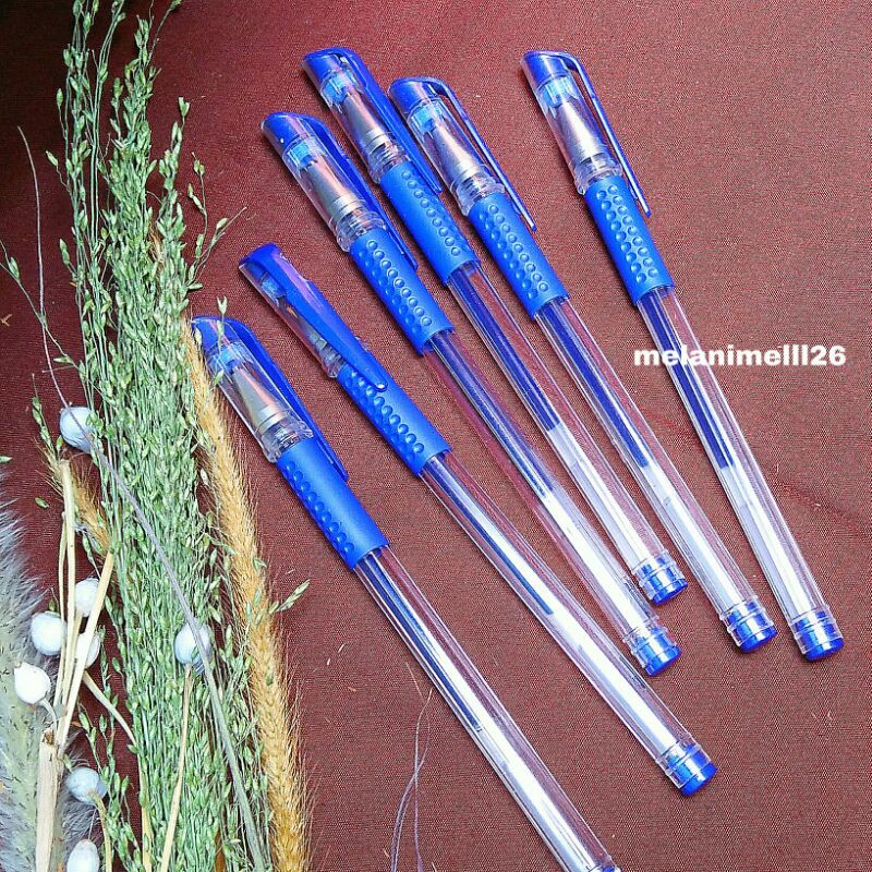 Jual Pulpen Biru gel 0.5 | Shopee Indonesia