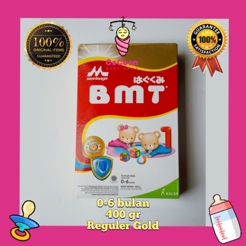 Jual Susu Formula Bayi Morinaga BMT Reguler Gold 0-6 Bulan 390 gr 400 gr | Shopee Indonesia