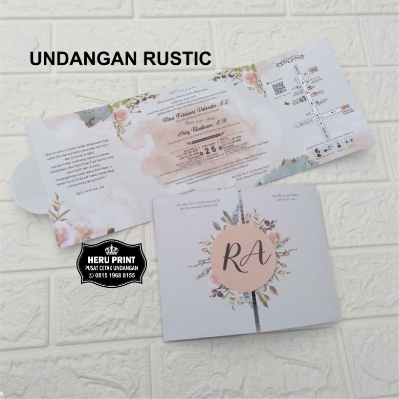 Jual Undangan Tema Rustic Kekinian | Shopee Indonesia
