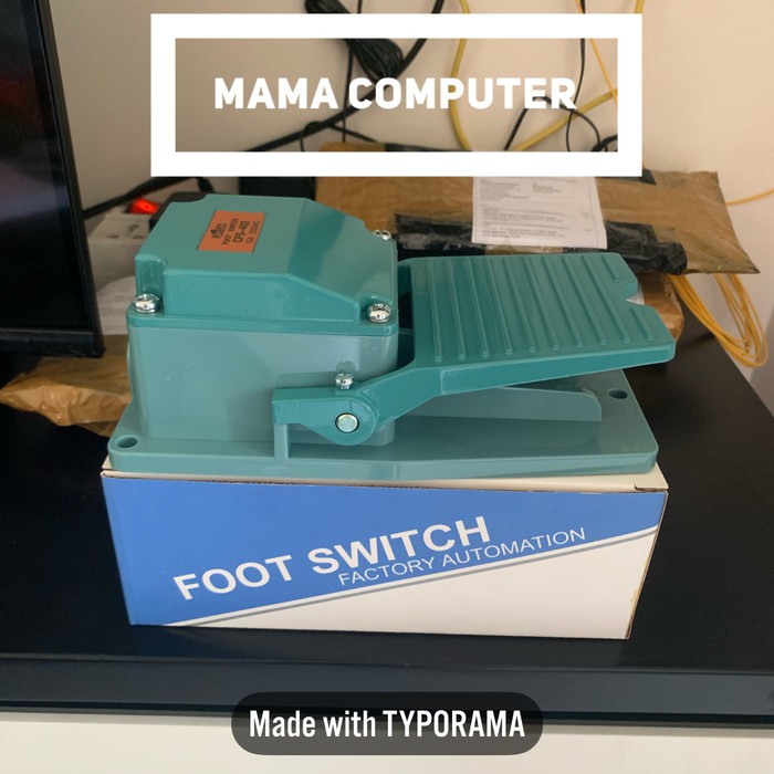 Jual Foot Switch CFS-402 SFM-1 MERK FORT Pedal Saklar Injak Kaki Mesin ...