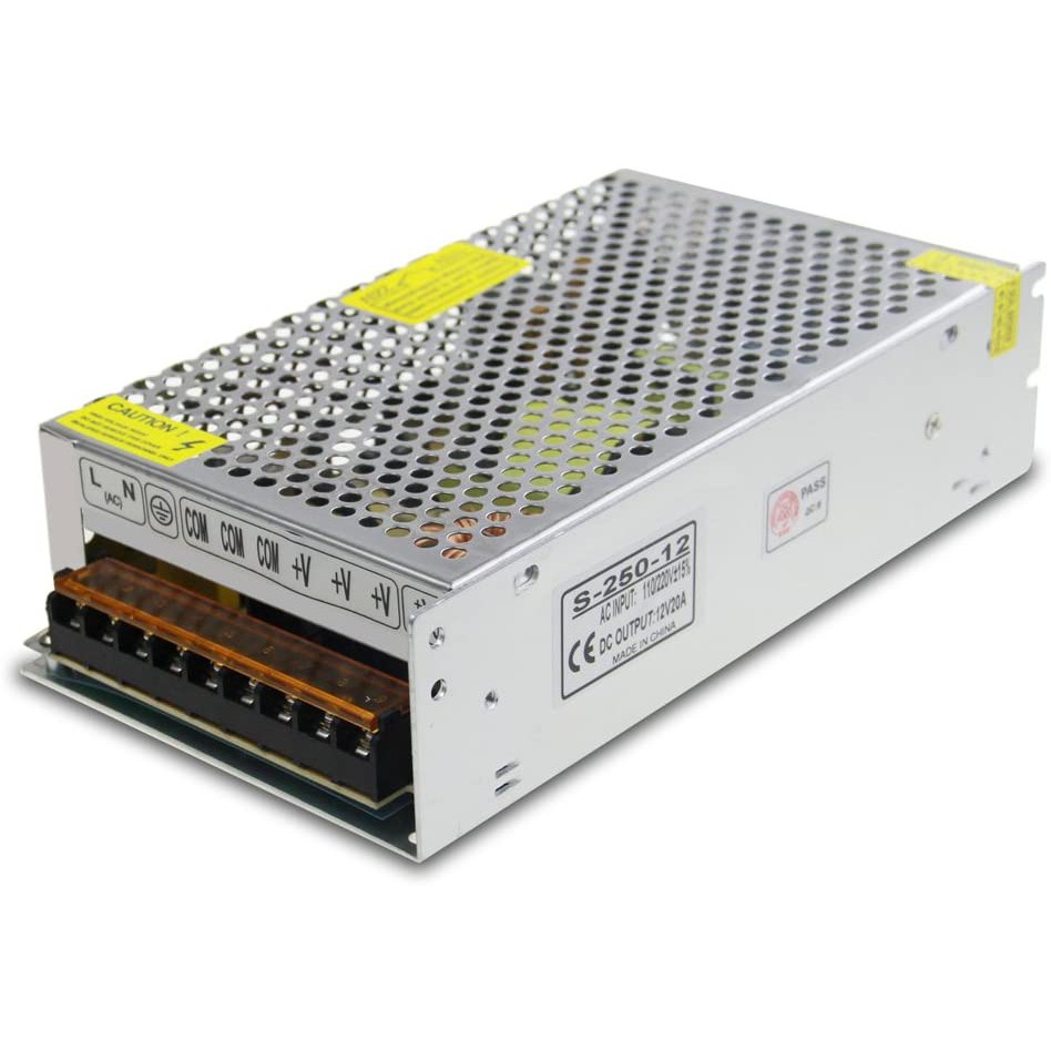Jual Power Supply Adaptor Switching Trafo LED Strip PSU Jaring 12V 20A ...