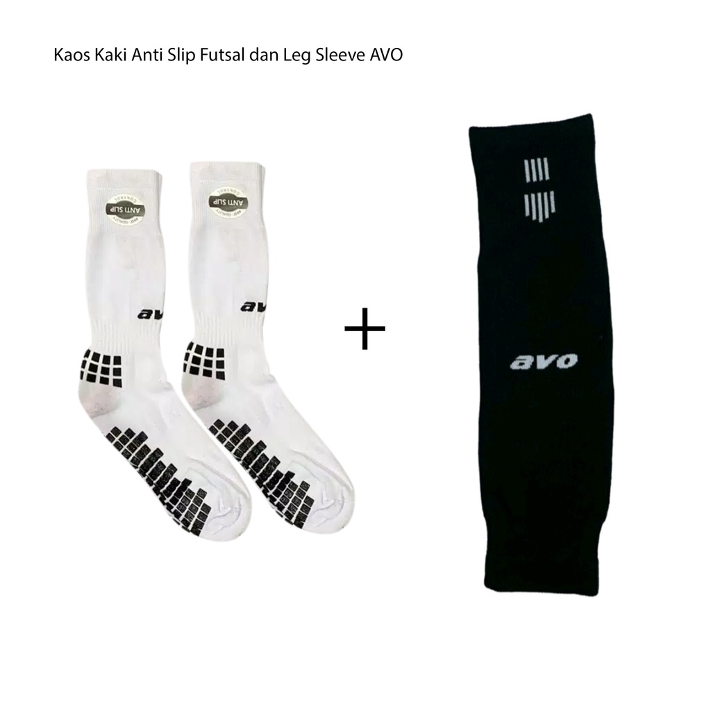 Jual Paket Kaos Kaki Futsal Antislip Dan Sambungan Kaos Kaki AVO ...