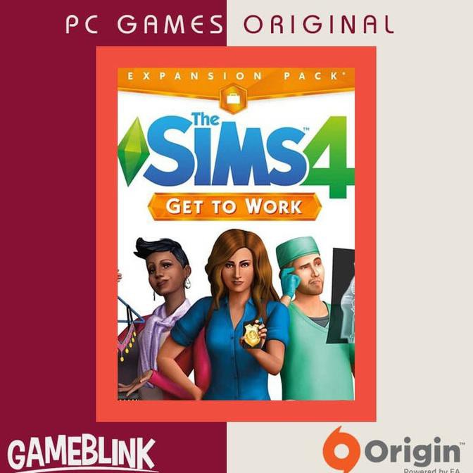 Jual The Sims 4 Get to Work Original Origin DVD/Flashdisk | Shopee ...