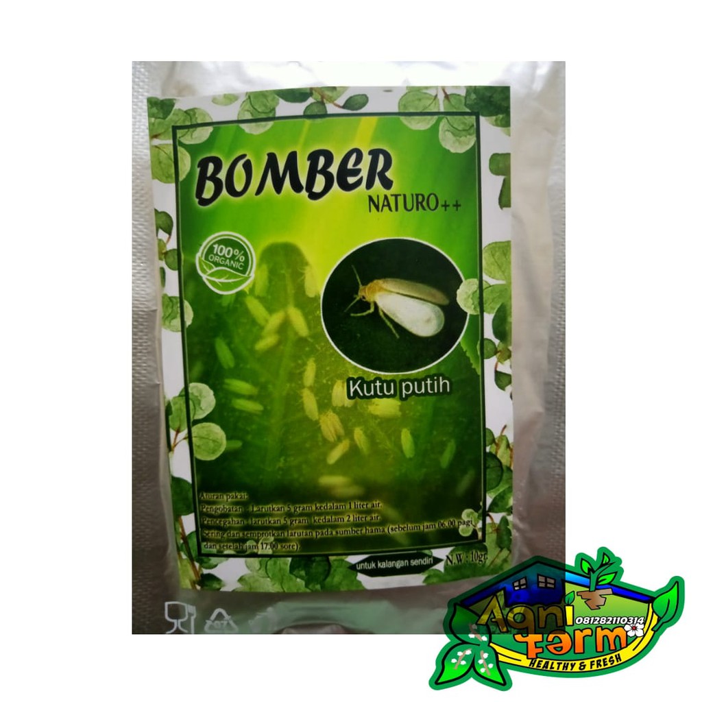 Jual Bomber Naturo Whitefly - Pembasmi Kutu Kebul Bemisia Tabaci Kutu ...