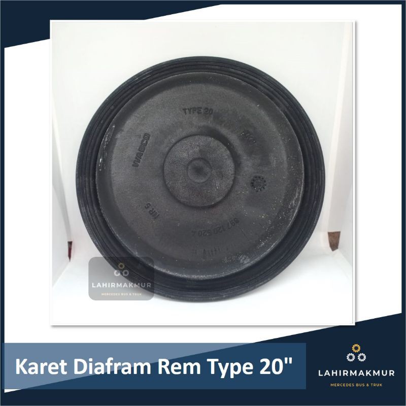 Jual Karet Diafram Rem Type 20 Inch WABCO Bis Mercy/Mercedes/Mercedes ...