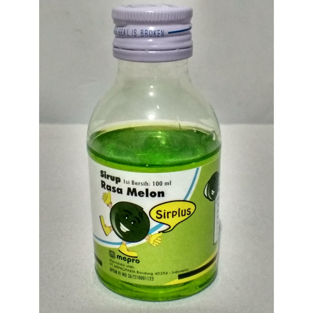 Jual SIRPLUS SIRUP 100ML RASA MELON (per Botol) | Shopee Indonesia