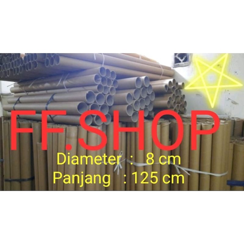 Jual Selongsong/Bobin/Paper Core/Cones 7-8 x P 125 cm | Shopee Indonesia