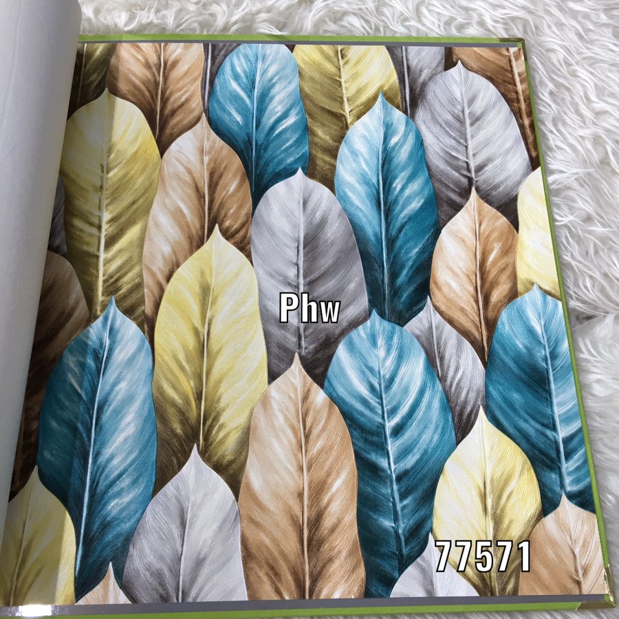 Jual WALLPAPER DINDING MOTIF BULU ANGSA WARNA CERAH 3D MODERN SKY ...
