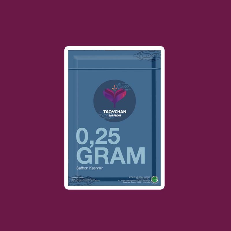 Jual TAQYCHAN SAFFRON ORIGINAL 0,25GR / SAFFRON KASHMIR ORIGINAL FREE ...