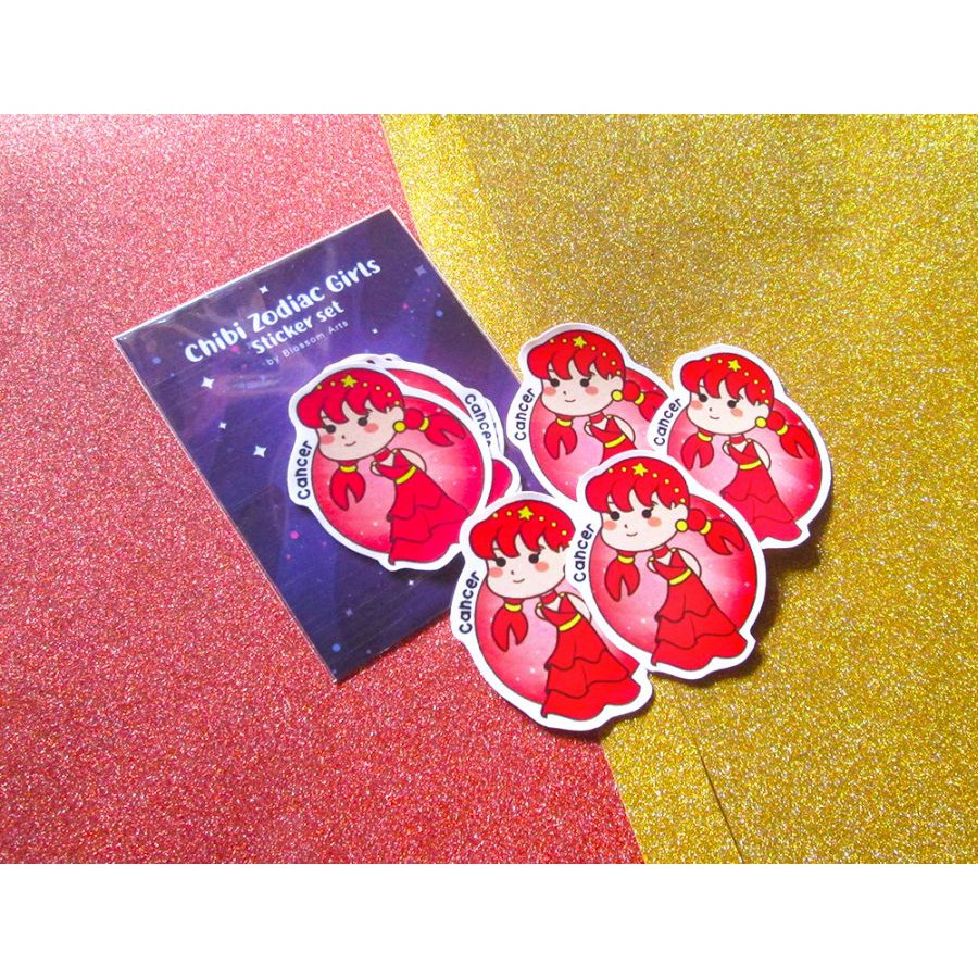 Jual BLOSSOM ARTS Chibi Zodiac Sticker Pack / Stiker Rasi Bintang ...