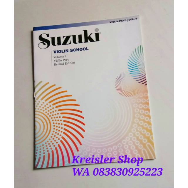 Jual Buku biola Suzuki violin school volume 4 / buku original Suzuki 4 dilengkapi dengan CD ...