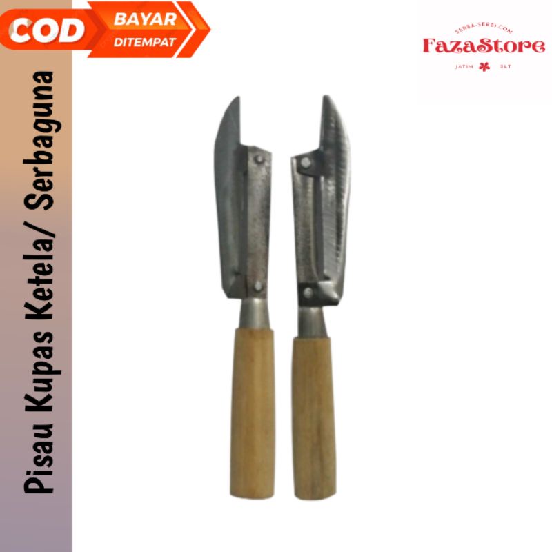 Jual Pisau Pengupas Ketela Singkong Umbi / Pisau Serbaguna | Shopee ...