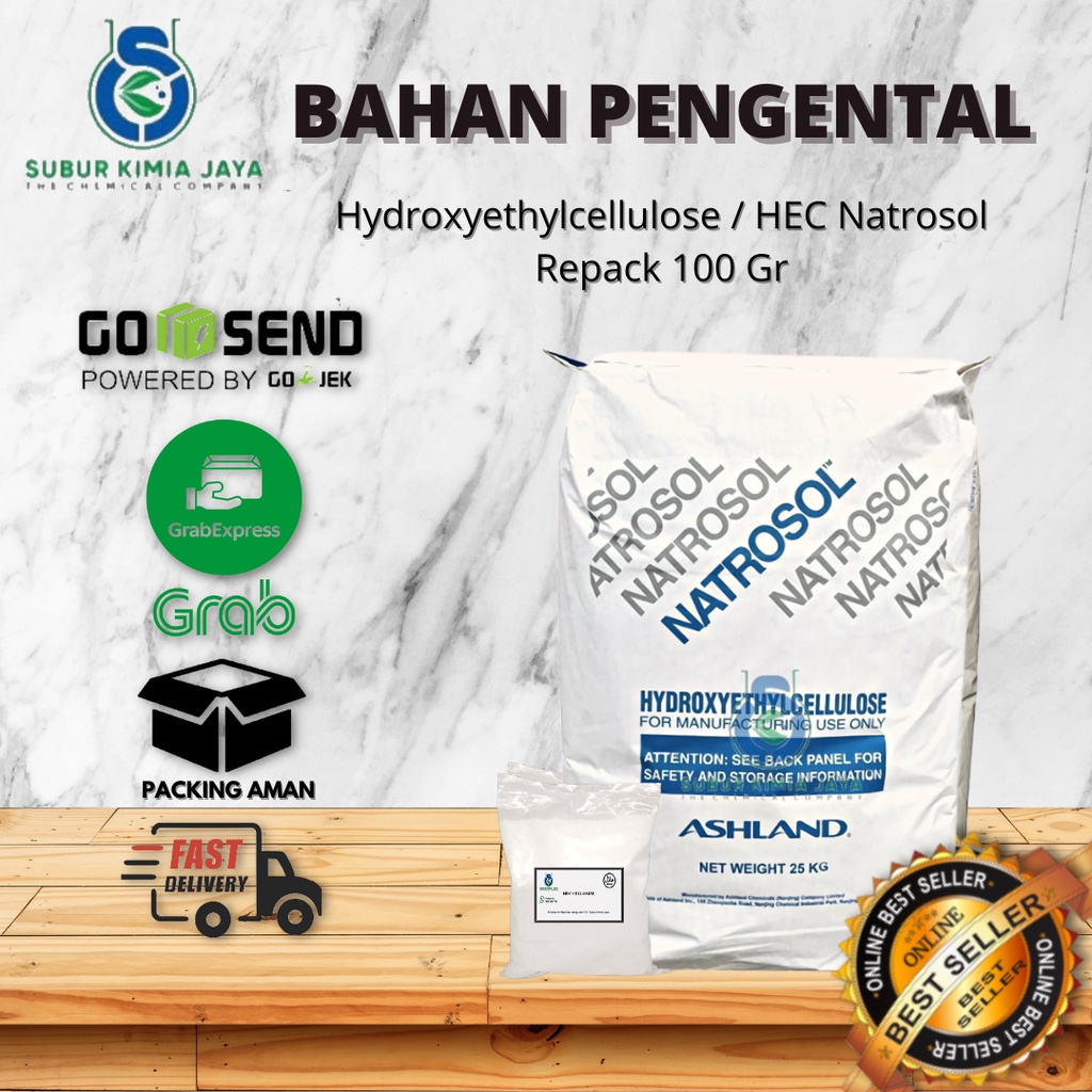 Jual Natrosol / HEC / Hydroxy Ethyl Cellulose 100 gram | Shopee Indonesia
