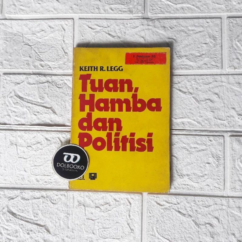 Jual Buku Tuan Hamba dan Politisi | Shopee Indonesia
