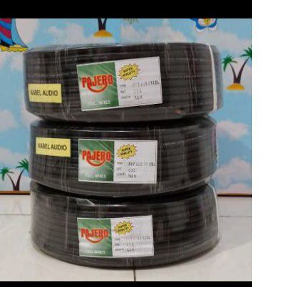 Jual KABEL LISTRIK HITAM ROL 50 METER SERABUT ISI 2 KABEL LISTRIK BUKAN ...