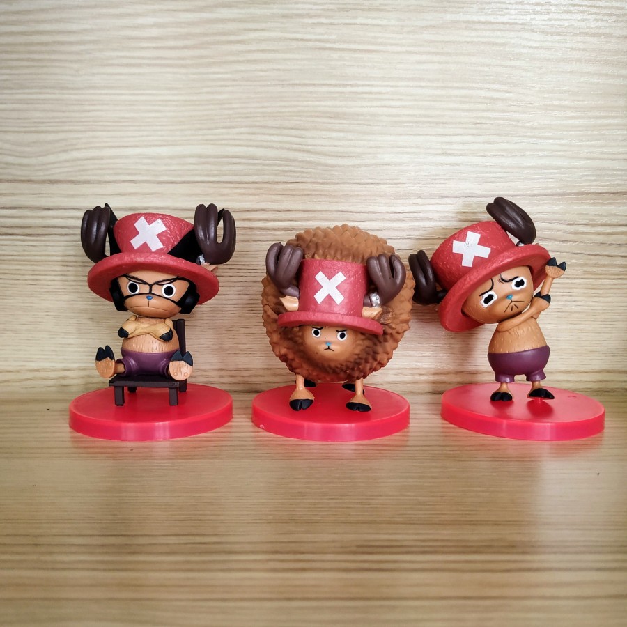 Jual 3 pcs/set Figure Chopper One Piece Luffy | Shopee Indonesia