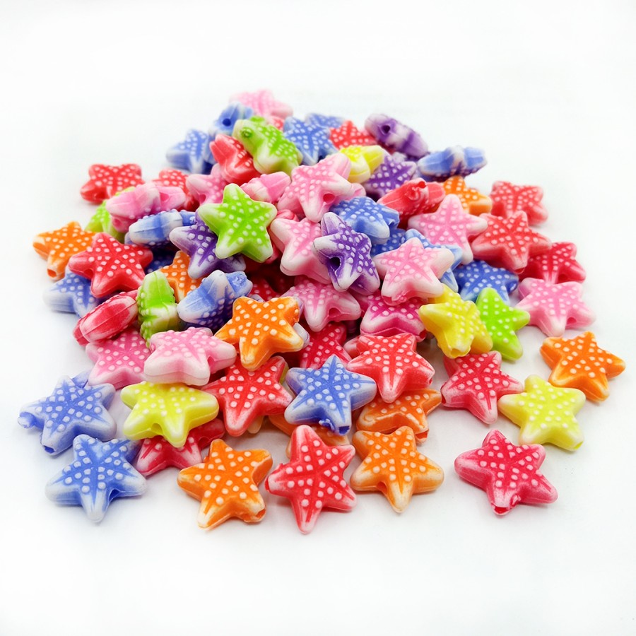 Jual Manik Manik Bentuk Bintang Laut Mainan Edukasi Meronce | Shopee ...