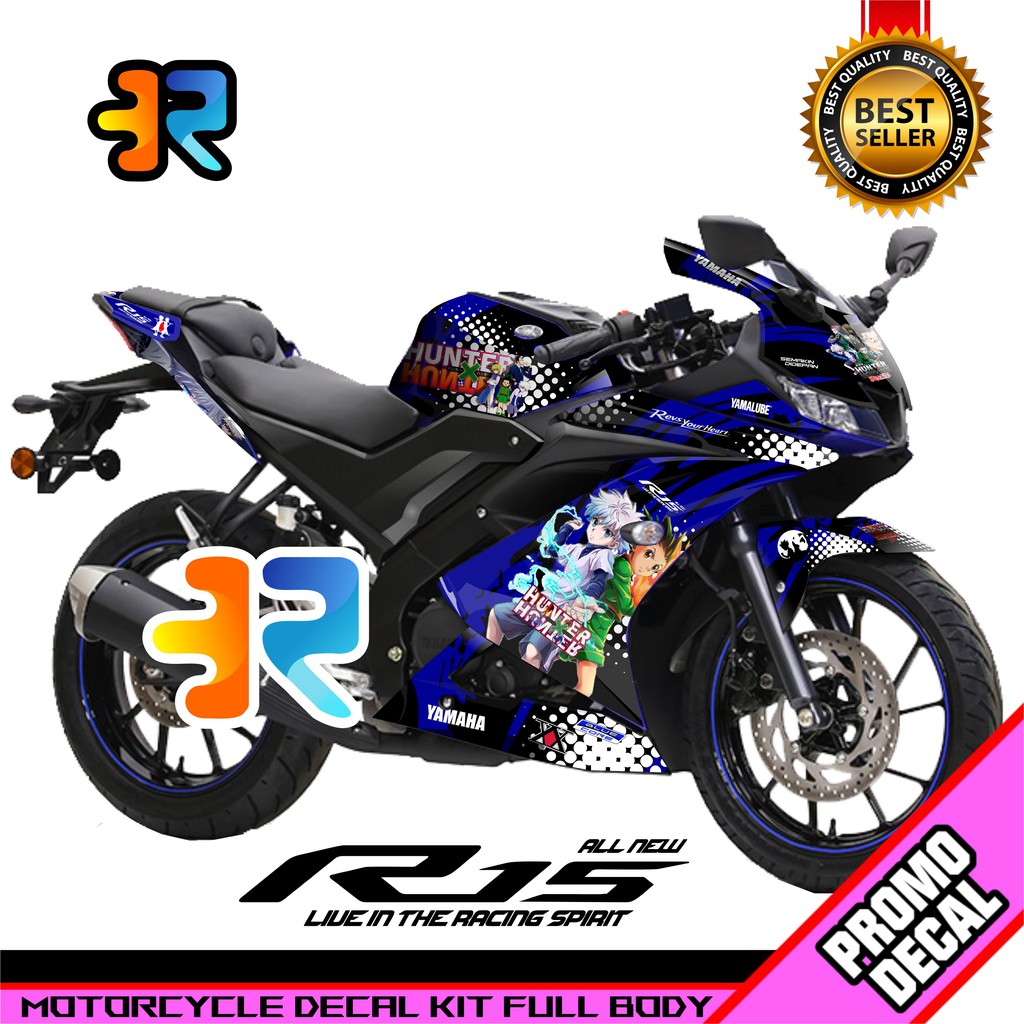 Jual Decal Motor R15 V3 Desain Anime X Hunter Sticker Decal Full Body ...
