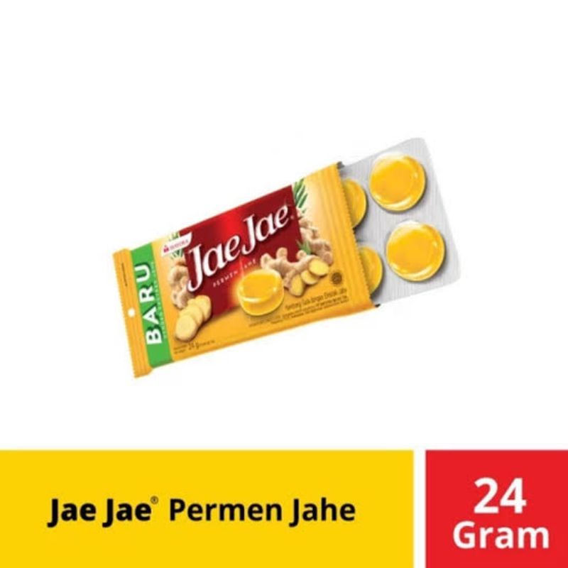 Jual Permen Jae Jae Blister 24gr - permen jae jae rasa jahe | Shopee ...