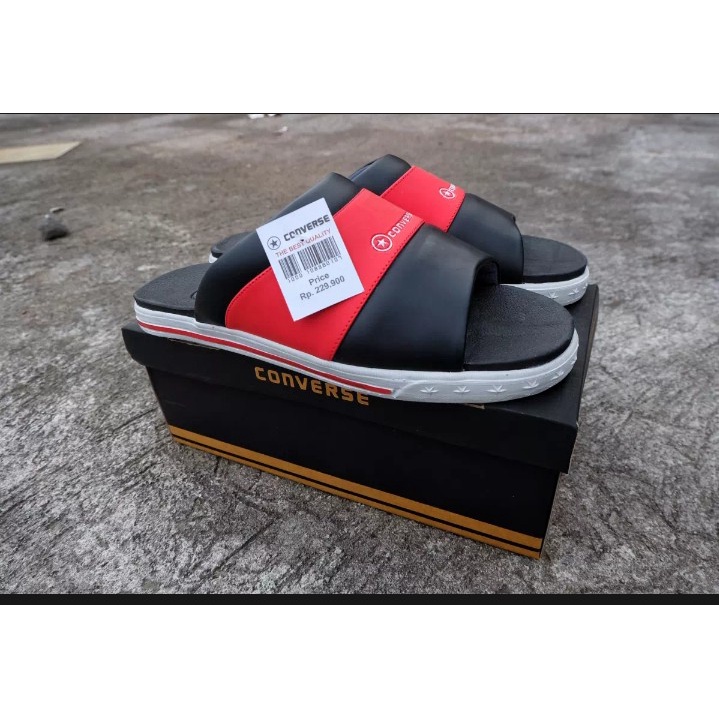 Jual Sendal Selop Kulit Distro Pria Wanita Converse Trisco Premium ...