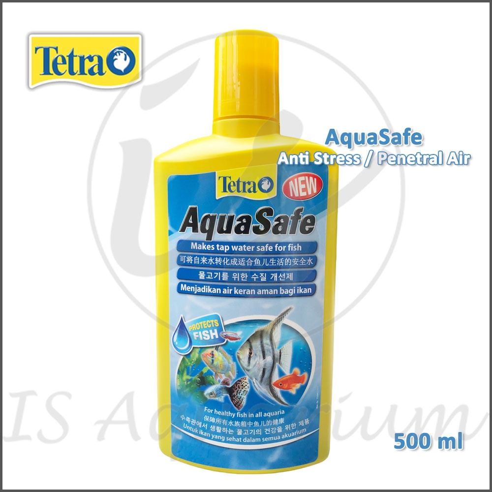 Jual Tetra Aquasafe 500ml Aqua Safe Anti Stress Water Conditioner | Shopee Indonesia