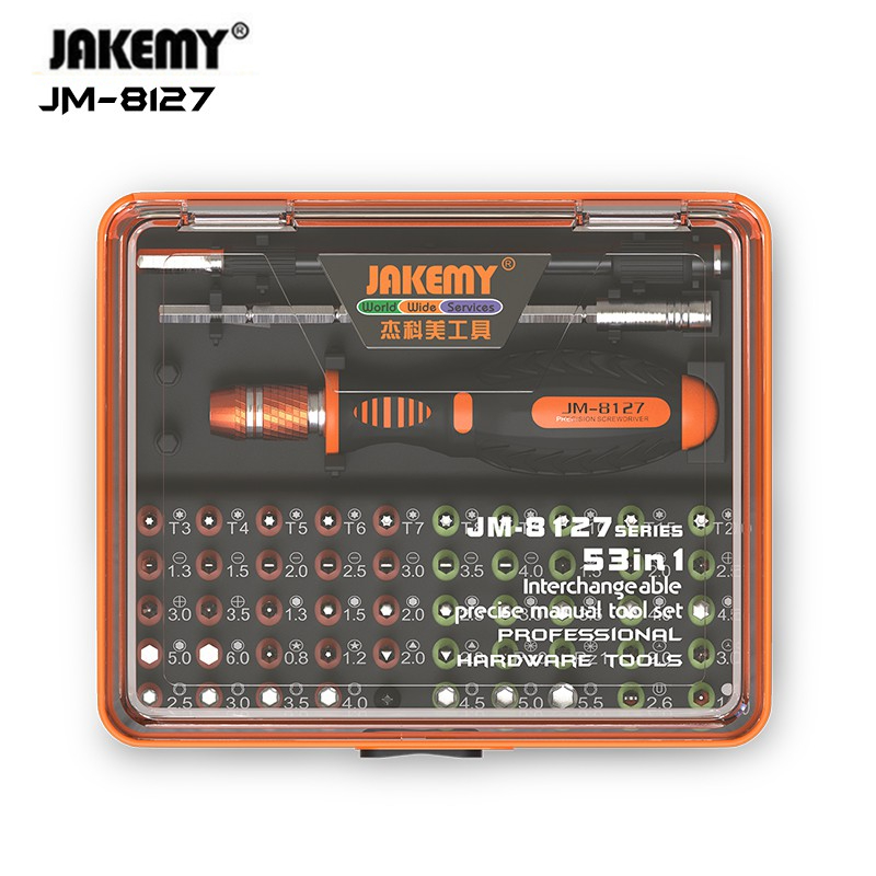 Jual Jakemy Obeng Set JM-8127 HP T3 T5 T6 Pentalobe P2 P5 Bintang 5 ...