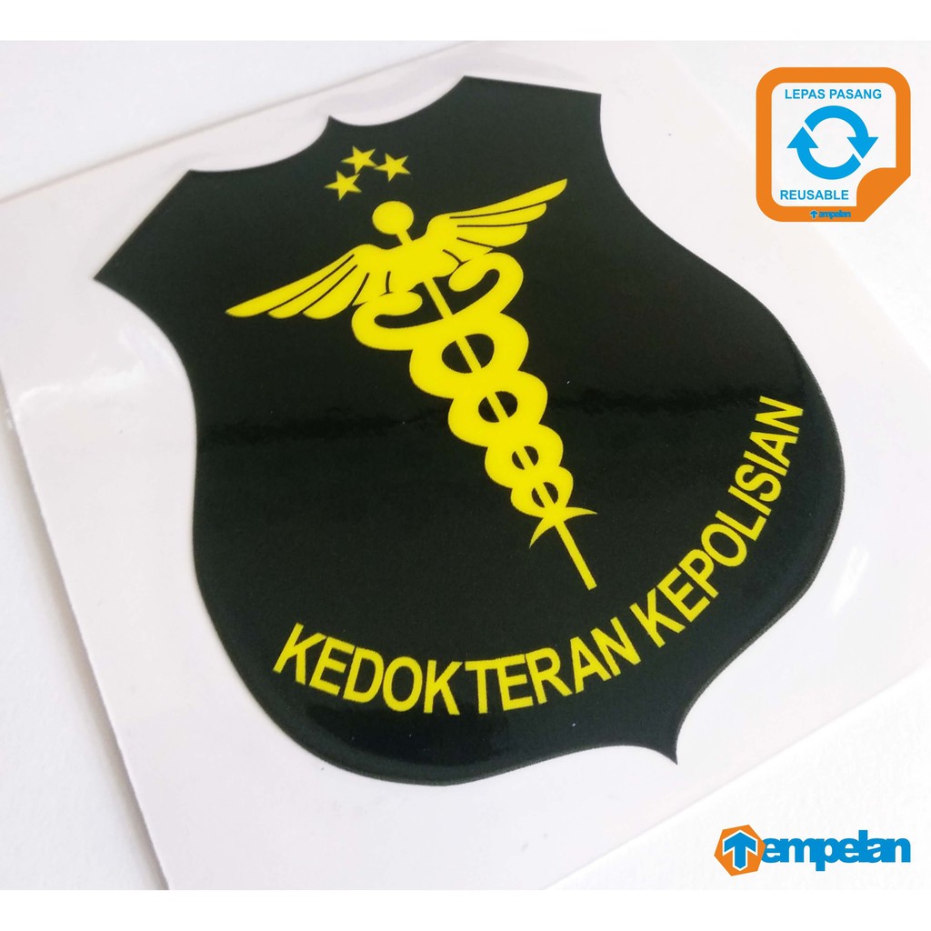 Jual STIKER LEPAS PASANG PREMIUM DOKPOL (TEMPEL DALAM KACA/WIND SHIELD ...