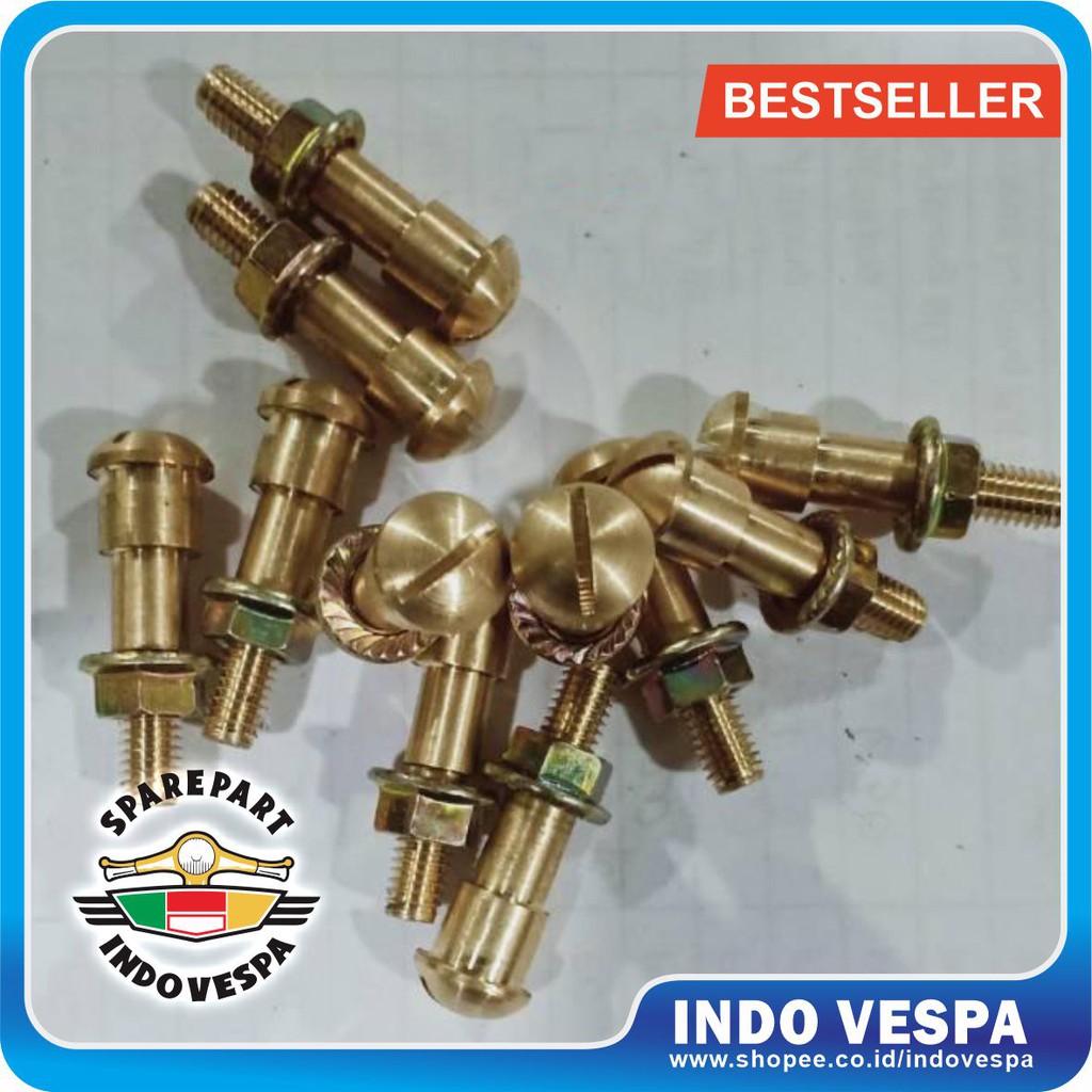 Jual BAUT HANDLE VESPA HANDEL REM DAN PERSNELING KUNINGAN | Shopee ...