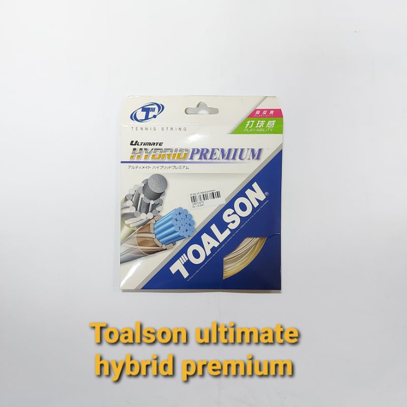 Jual SENAR TENIS TOALSON ULTIMATE HYBRID PREMIUM ORIGINAL | Shopee ...