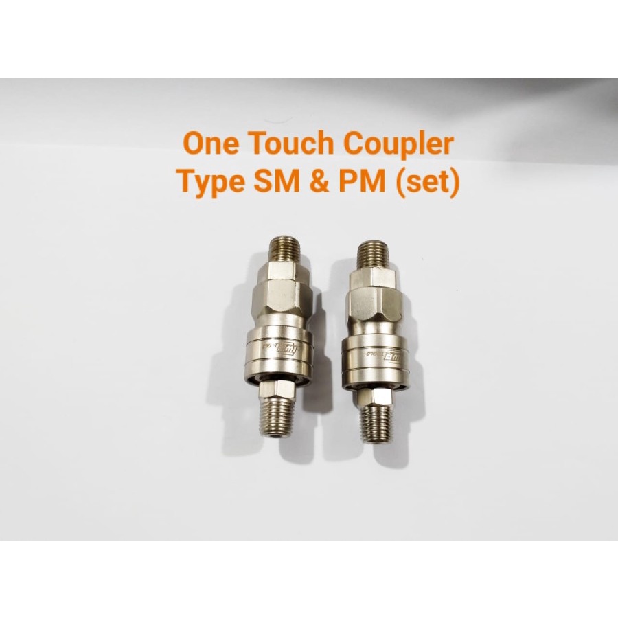 Jual AIR QUICK COUPLER ONE TOUCH SET (HEAVY DUTY) (TYPE P DAN TYPE S ...