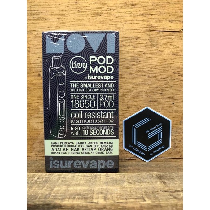 Jual V2 - Kuy Pod v2 80w by Movi Authentic 100% Original pod mod vapo ...
