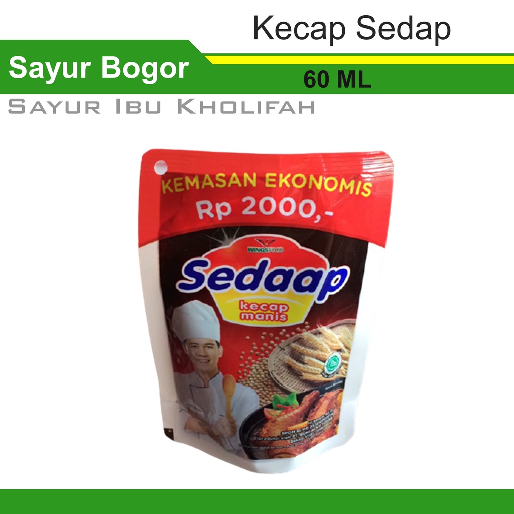 Jual Kecap Manis Sedap 60 ml Bahan Pokok Sembako Murah Bogor | Shopee ...