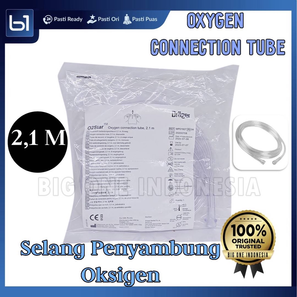 Jual Selang Penyambung Oksigen 2,1m, Oxygen Connection Tube 2,1 M ...