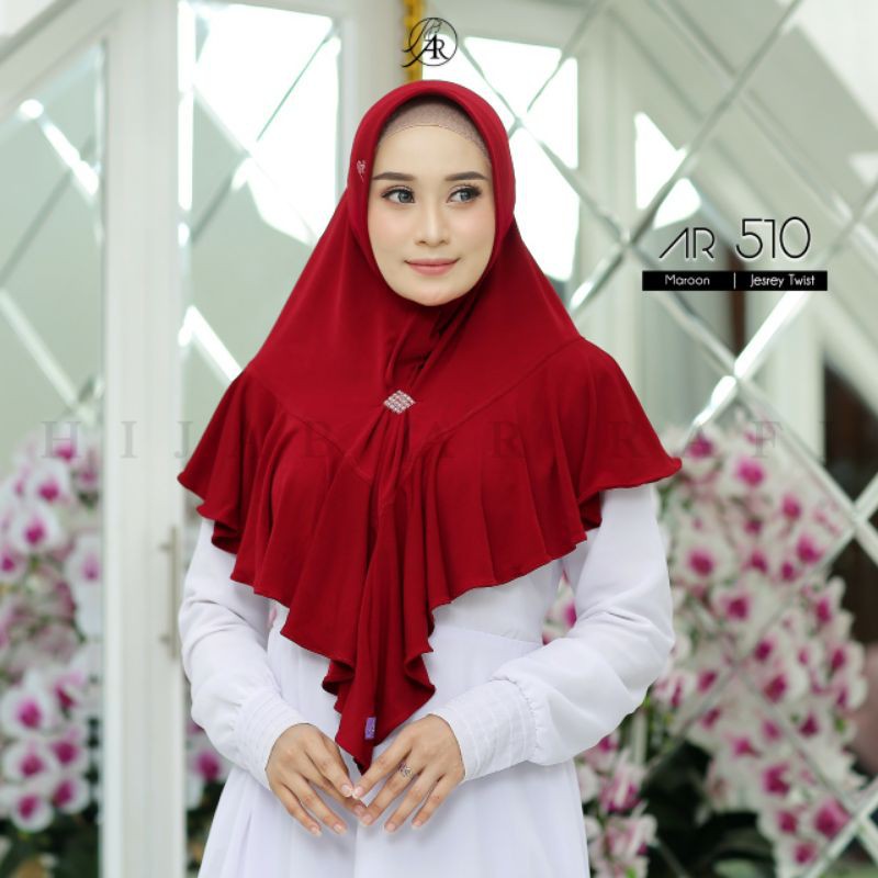 Jual hijab jilbab kerudung bergo instan terbaru kekinian ArRafi AR 510 cantik ORI Rabbani Zoya ...