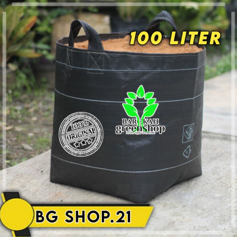 Jual PLANTERBAG TEBAL100 liter hitam-PLANTERBAG 100 LITER - pot - media ...