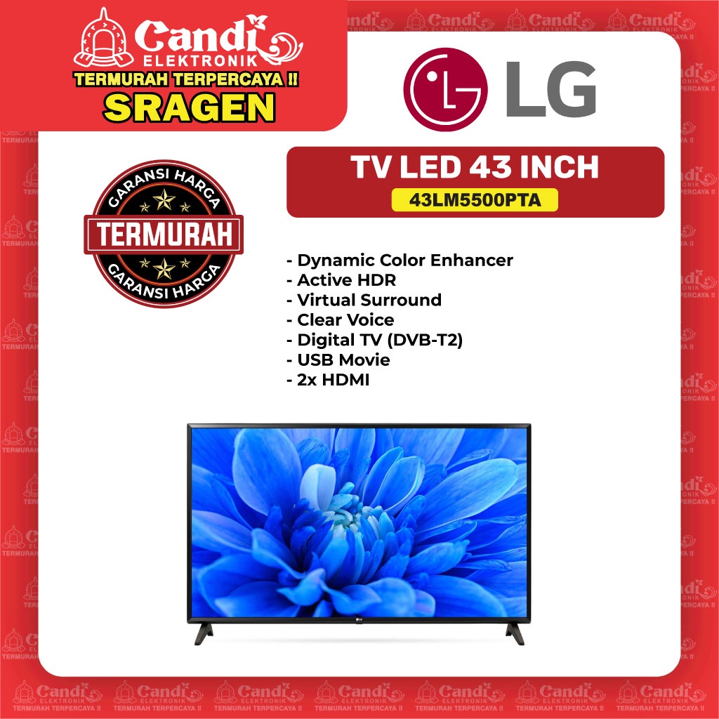 Jual LG Led Tv 43 Inch Digital Tv - 43LM5500PTA | Shopee Indonesia