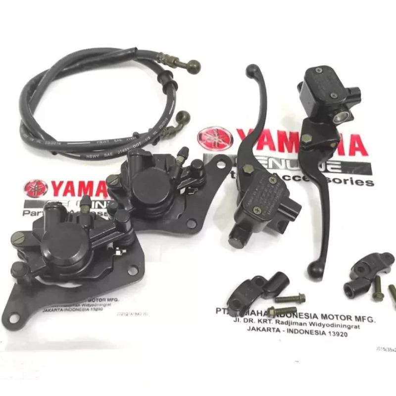 Jual kaliper depan & belakang + master rem set depan & belakang+ selang rem depan yamaha nmax ...
