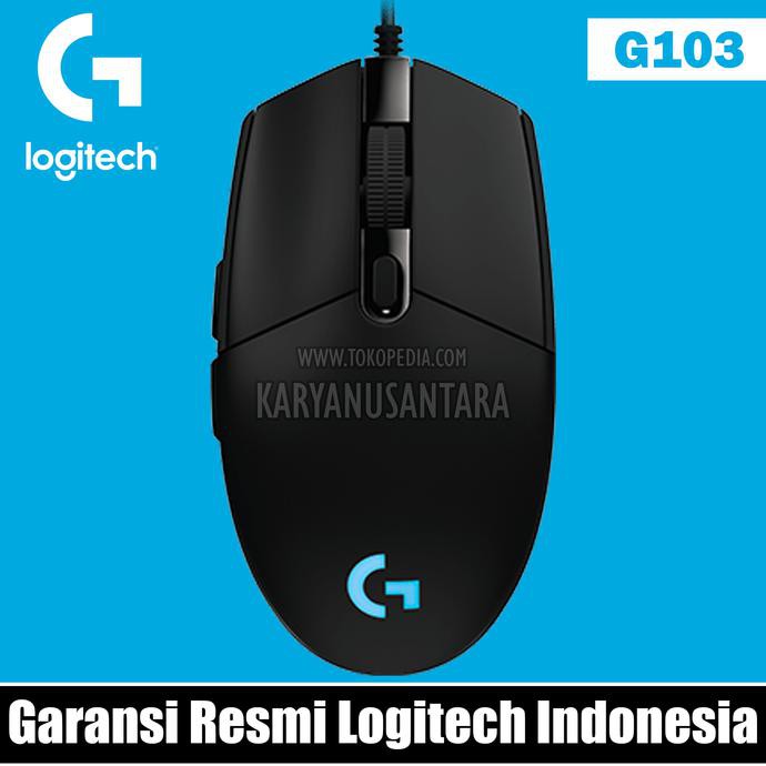 Jual Logitech G103 Prodigy Macro Gaming Mouse Garansi Resmi New Product | Shopee Indonesia