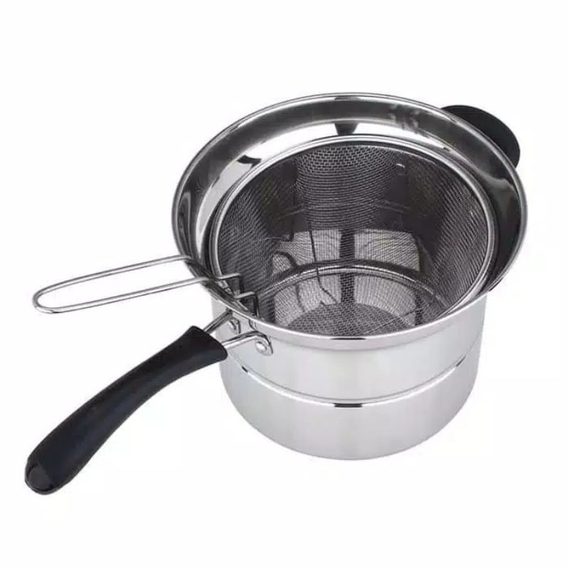 Jual Deep Fryer 3in1 panci set, noddle pot, Multifungsi pot 3 in 1 ...