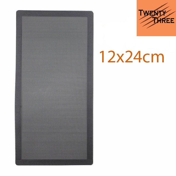 Jual Magnetic Pc Fan Dust Filter Anti Debu Kipas 12x24cm Magnet Casing ...