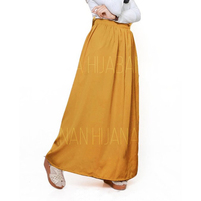 Jual Rok Muslim - Rok Muslimah - Rok Panjang Moscrepe - Rok Muslimah ...
