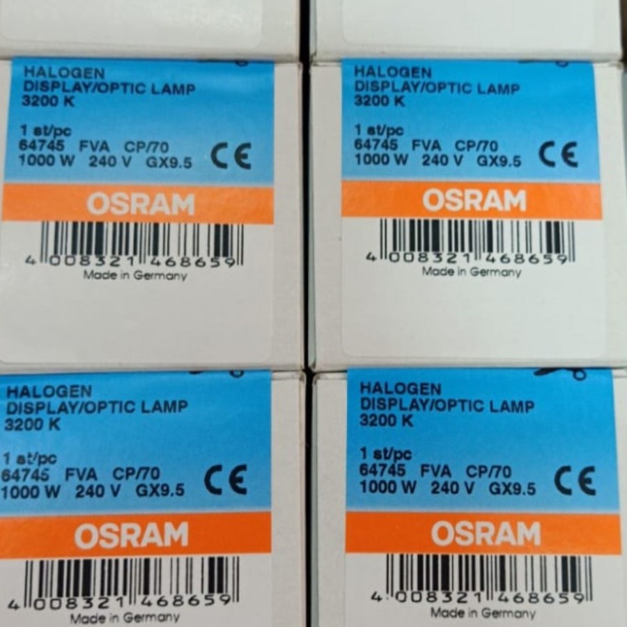 Jual Lampu Hologen Display/Optic Lamp 1000w 230V/240V (sama) 64745 ...