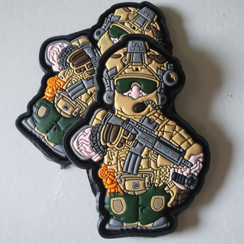 Jual PATCH RUBBER PVC TIMBUL LOGO ARMY SNIPER PREMIUM/TEMPELAN EMBLEM ...