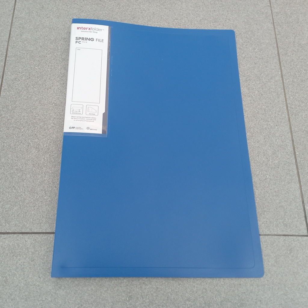 Jual Map Snell / Spring File / Map Plastik Inter X Folder F4 Folio SFX ...