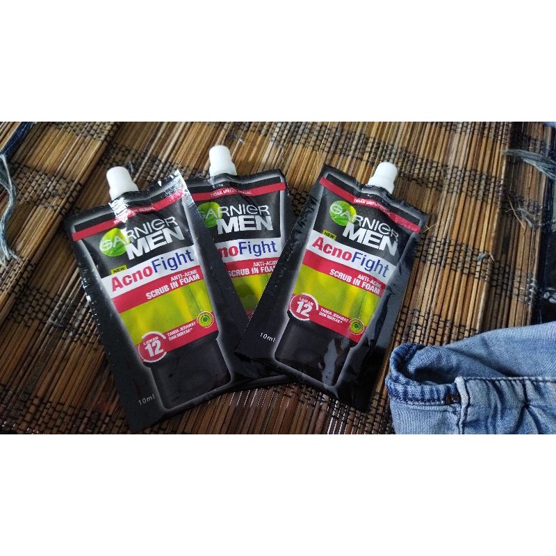 Jual Garnier Men Acno Fight 10ml sachet | Shopee Indonesia