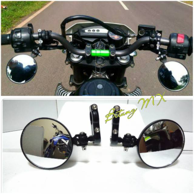 Jual spion Supermoto cnc bulat spion bawah KLX D-Tracker crf wr yz ktm ...